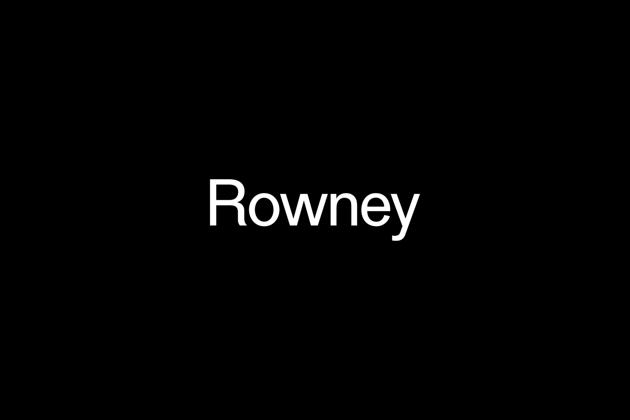 Work | Rowney